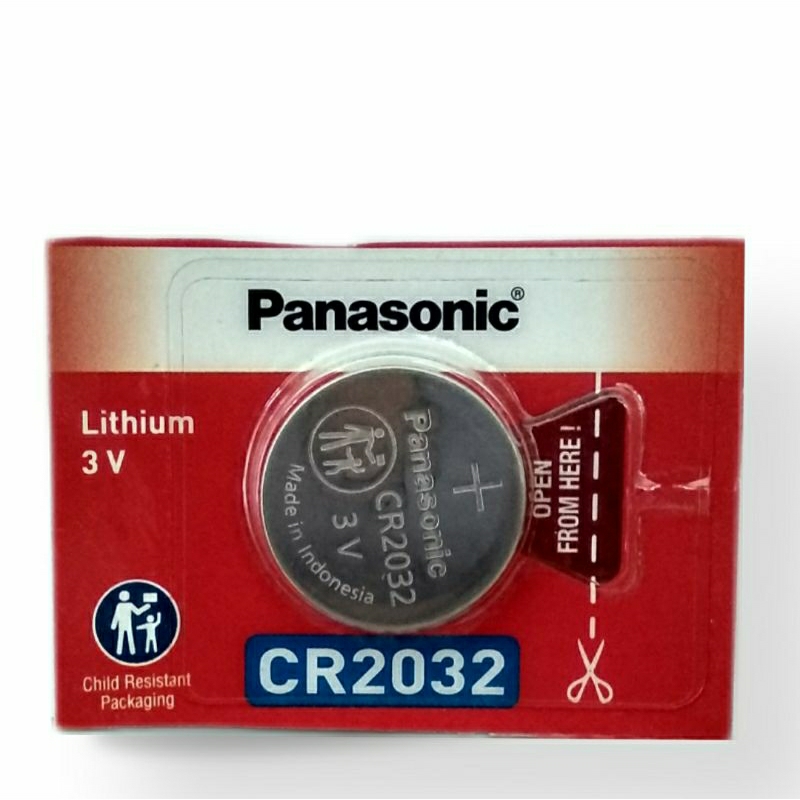 Jual BATERAI LITHIUM/BATERAI KOIN KANCING BULAT PANASONIC CR2032 CR ...