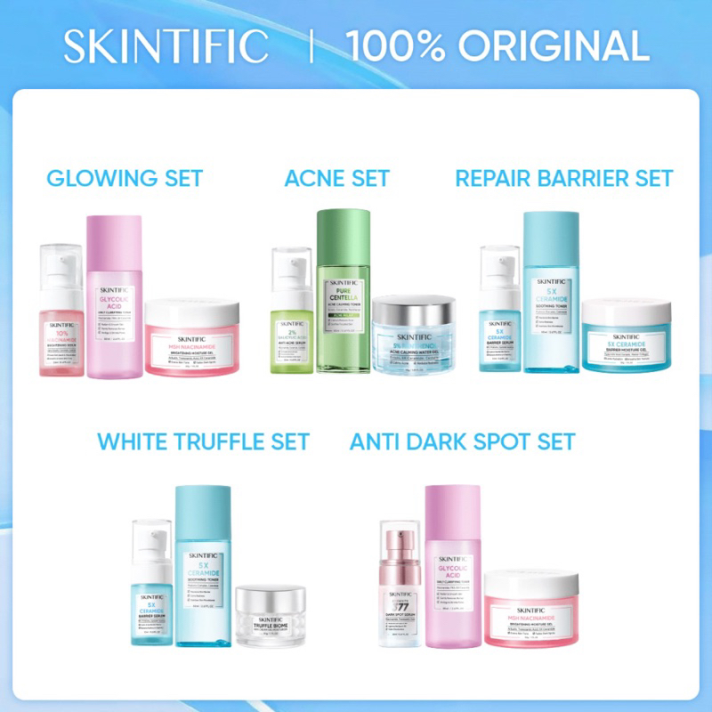 Jual SKINTIFIC SET | Shopee Indonesia