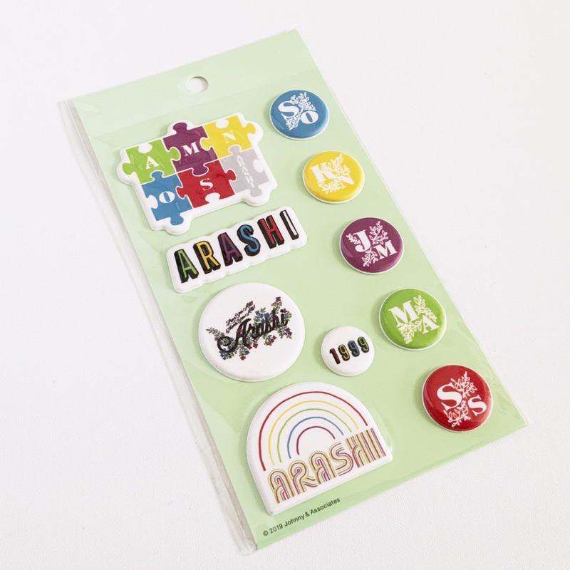 Jual Arashi x Shogo Sekine Journey exhibition stickers set | Shopee ...