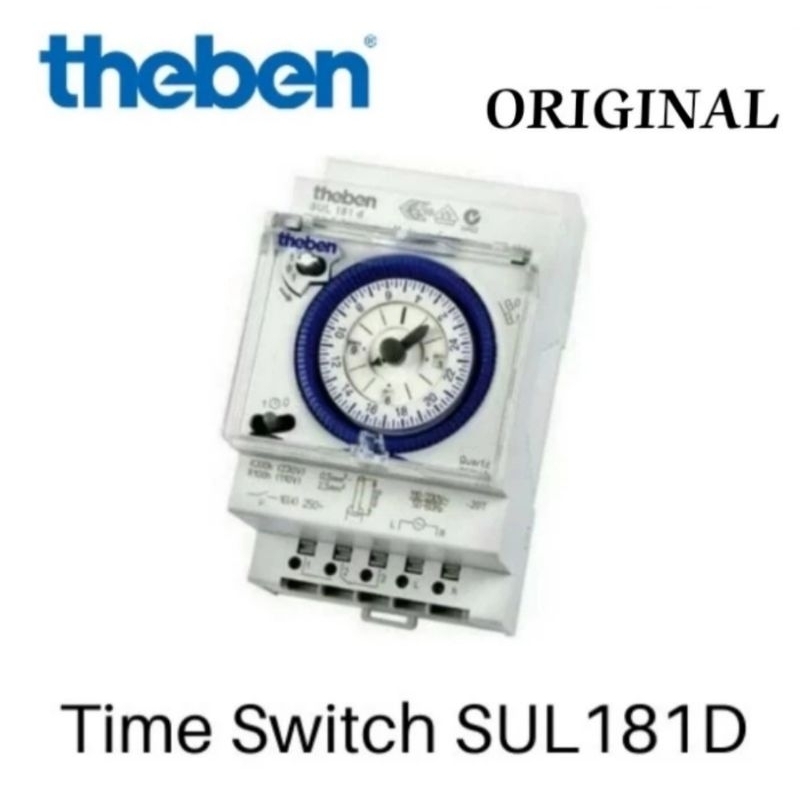 Jual ORIGINAL THEBEN Timer Analog SUL-181D Made in Germany (Asli ...