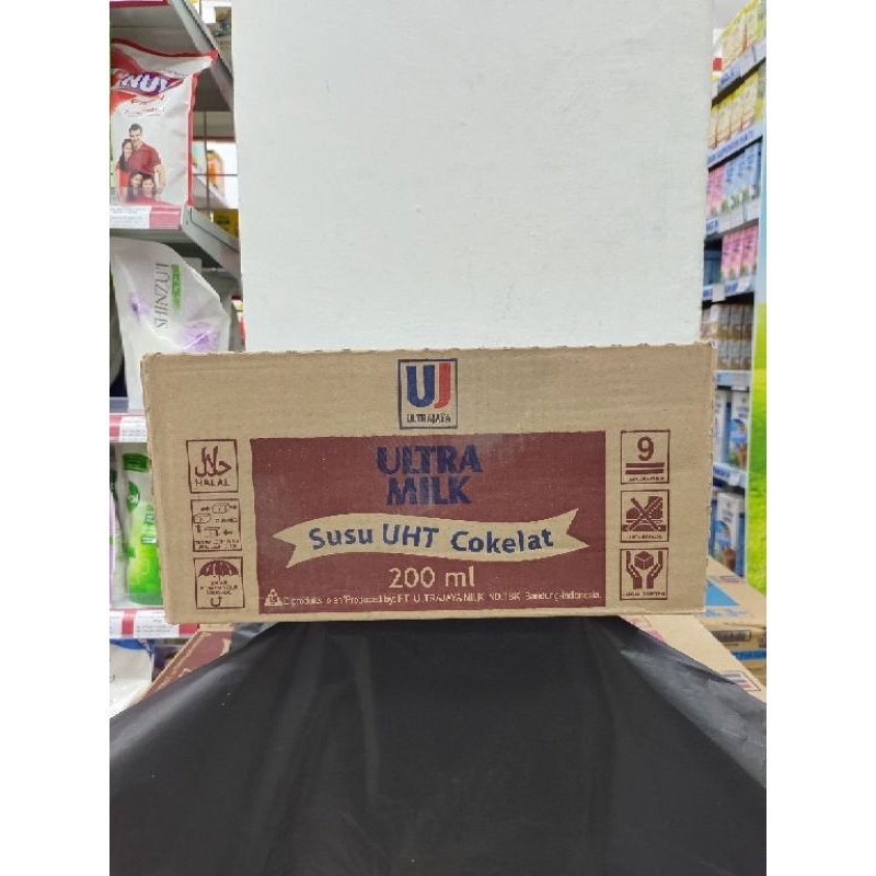 Jual Ultra uht cokelat 200 ml ( 1 dus isi 24 pcs ) | Shopee Indonesia