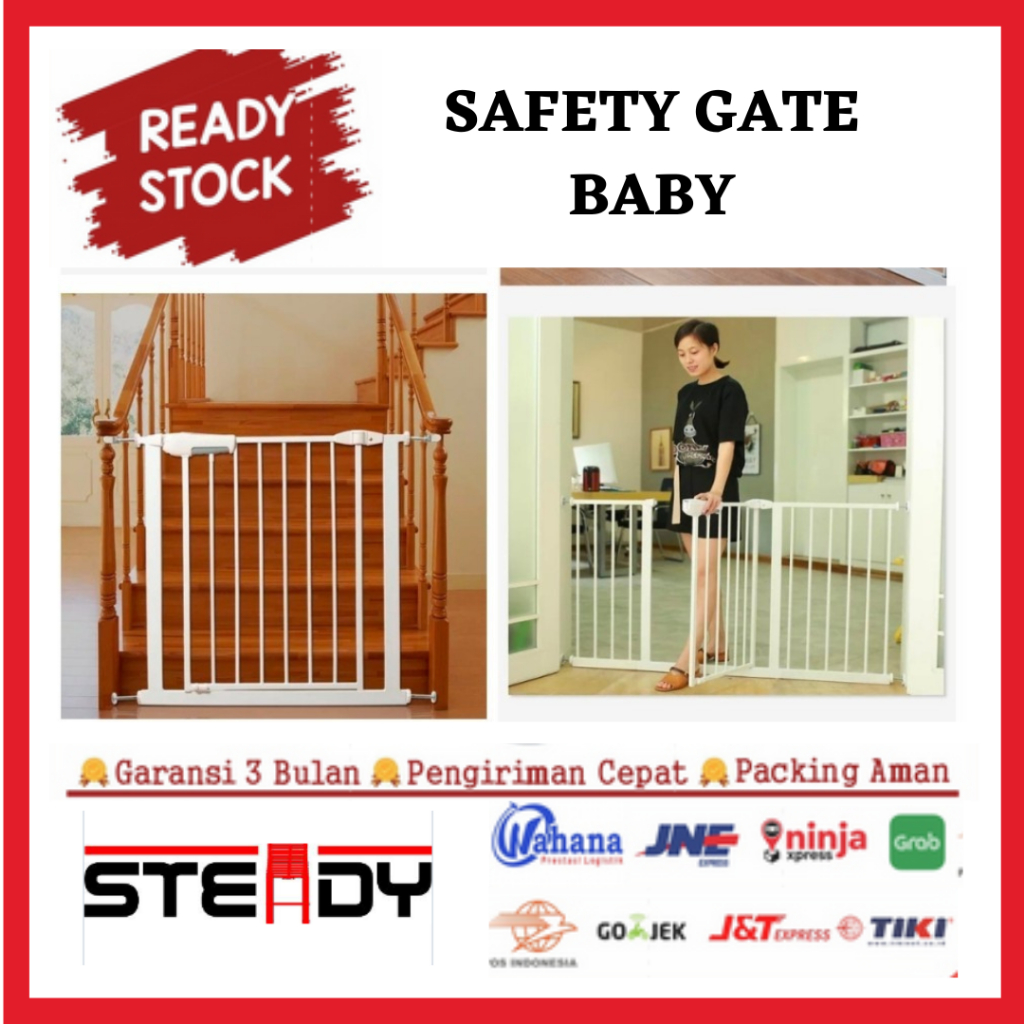 Jual Baby Safety Gate Pagar Pengaman Bayi Pagar Pembatas Tangga Baby ...