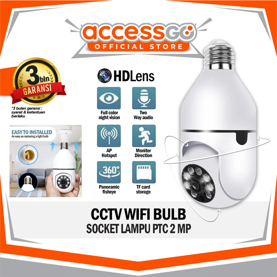 Jual CCTV IP CAMERA Dome Model Lampu CCTV Dengan LED | Shopee Indonesia