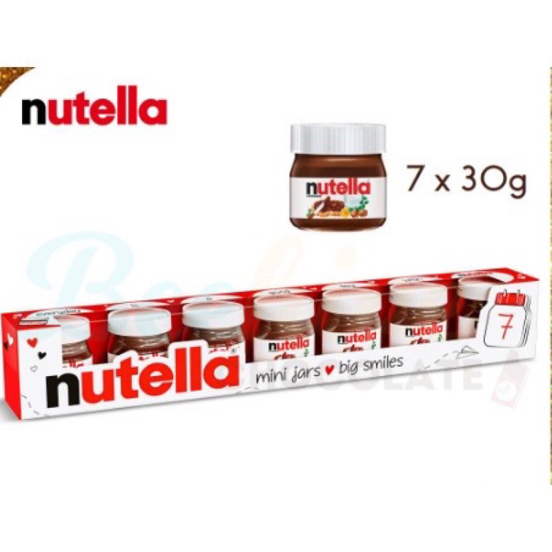 Jual HARGA UNTUK 1 botol NUTELLA WORLD MINI JARS 25gr selai cokelat ...