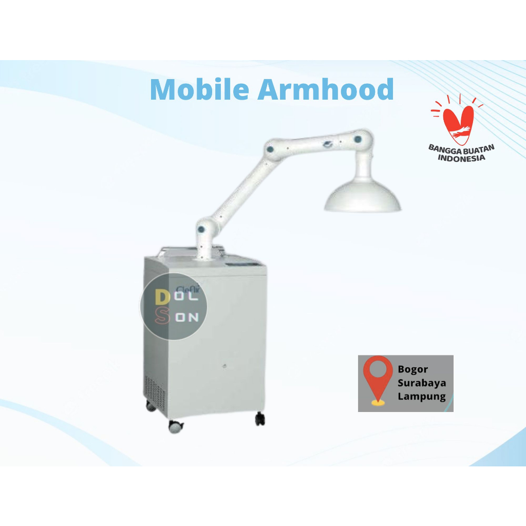 Jual Portable Dekstop Arm Hood Extractor Aerosol Suction Single Arm ...