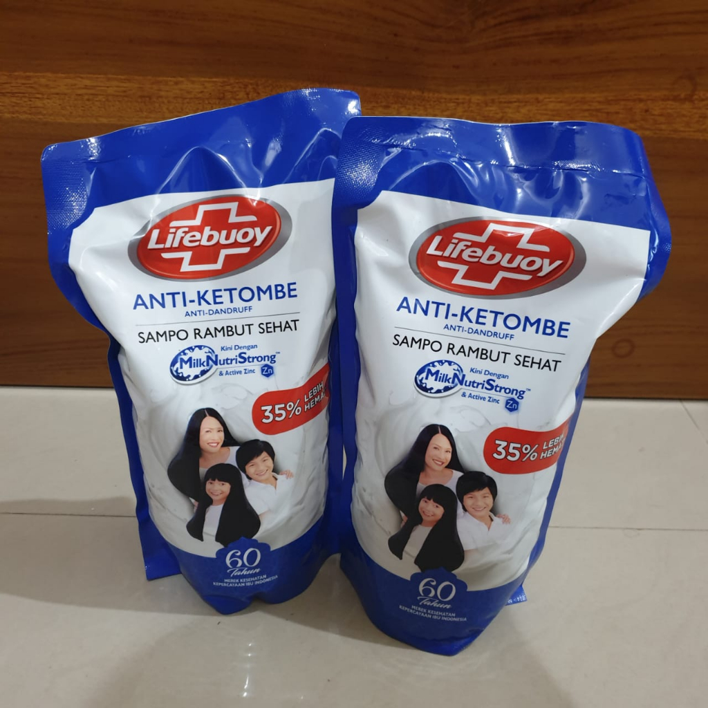 Jual Lifebuoy Shampoo Anti Ketombe 900ml Anti Dandruff Milk Nutri ...