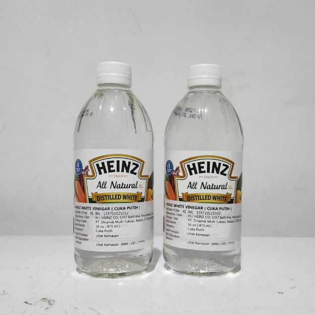 Jual CUKA PUTIH 473 ML/ HEINZ DISTILLED WHITE VINEGAR 16 OZ | Shopee ...