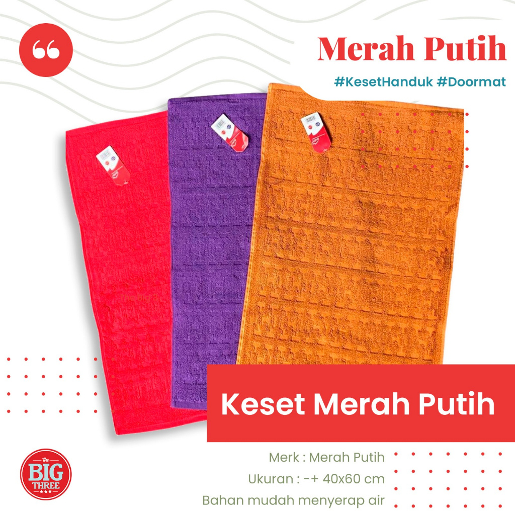 Jual MERAH PUTIH Keset 45x65 cm - Keset Handuk Kamar Mandi Ungu Olive ...