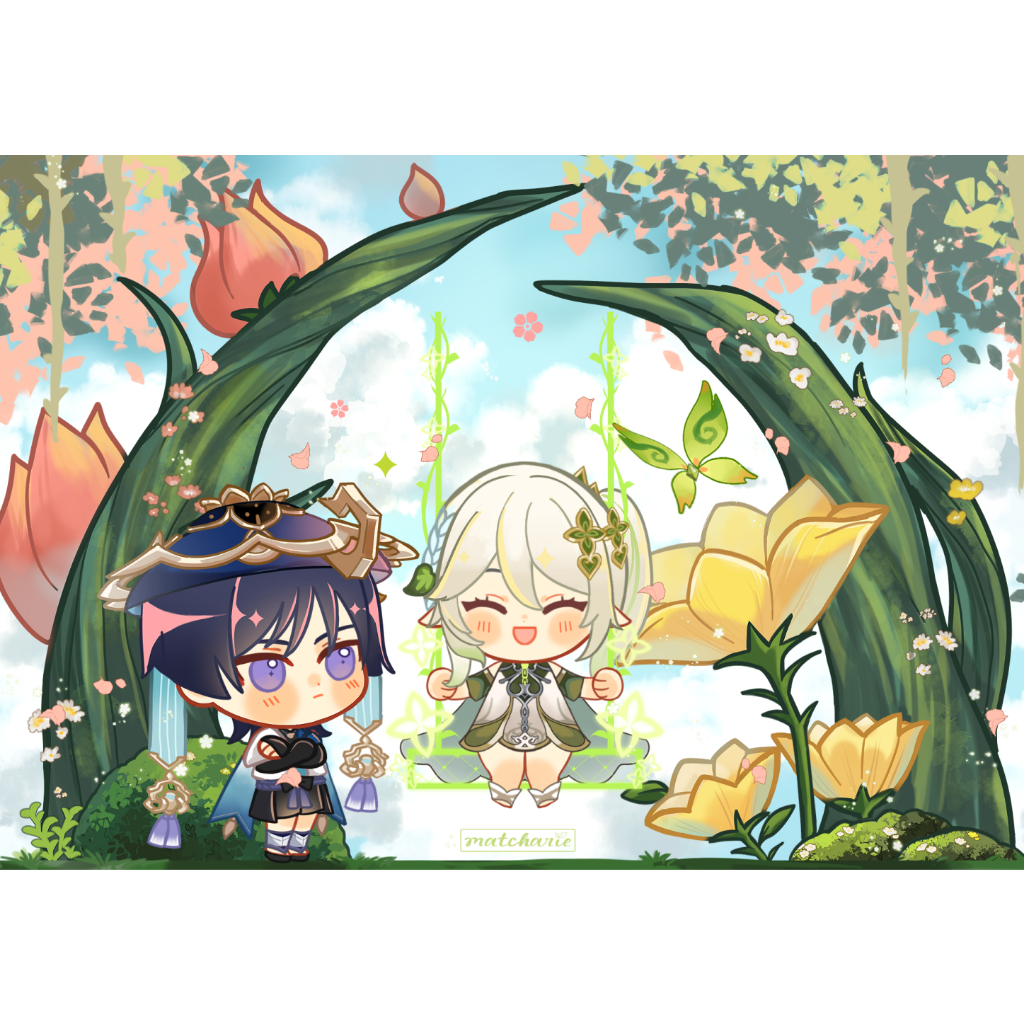 Jual [FAN MERCHANDISE] GENSHIN IMPACT ACRYLIC SWING STANDEE WANDERER ...