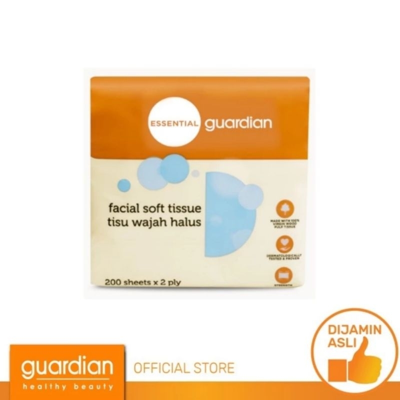 Jual Guardian essensial facial soft Tissue 200 sheets | Shopee Indonesia