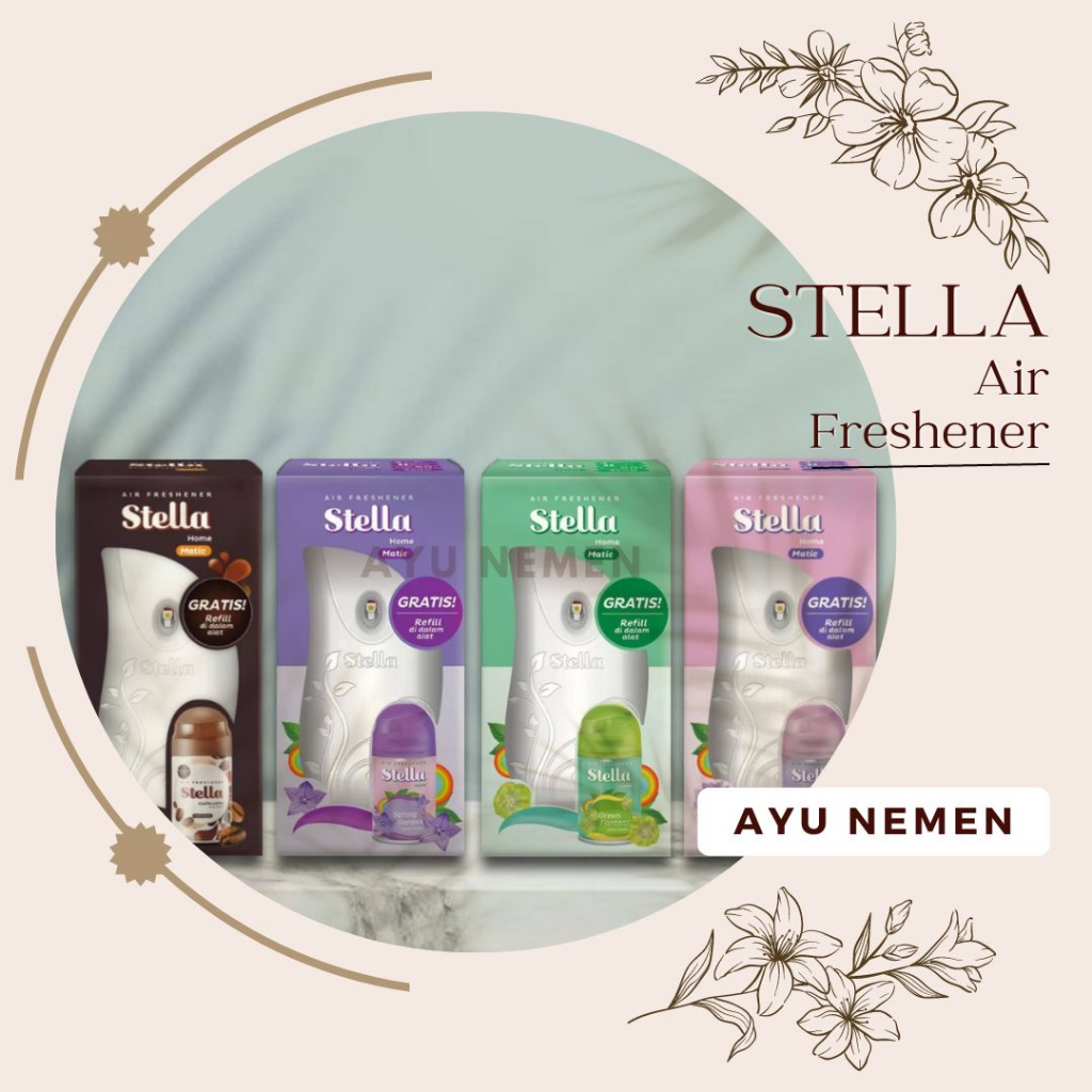 Jual STELLA MATIC AIR FRESHENER HOME MATIC / STELLA MATIC SET BOX ...