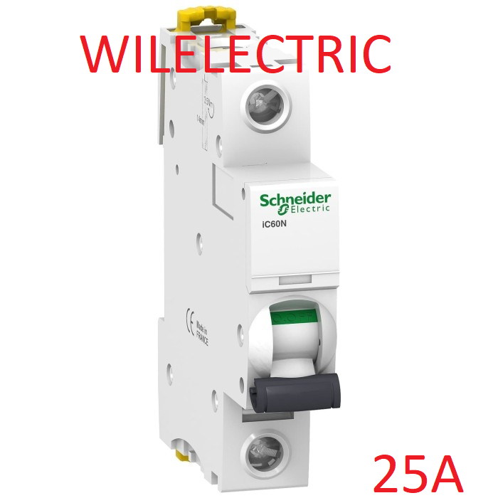 Jual SCHNEIDER MCB ACTI 9 ACTI9 IC60N 1P 25A 25 A 6kA A9F74125 | Shopee Indonesia