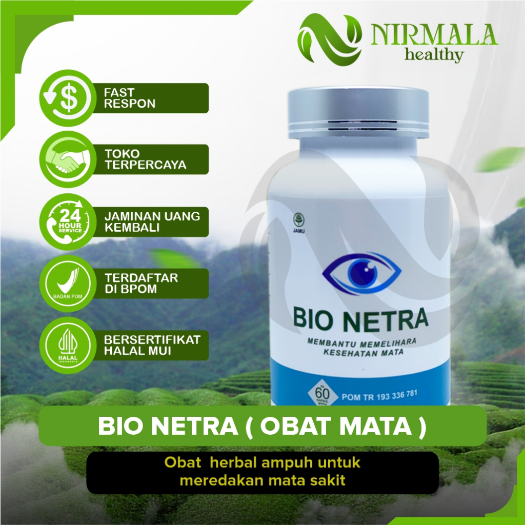 Jual BIO NETRA Kapsul Herbal Katarak Minus Glukoma Kapsul Mata | Shopee ...