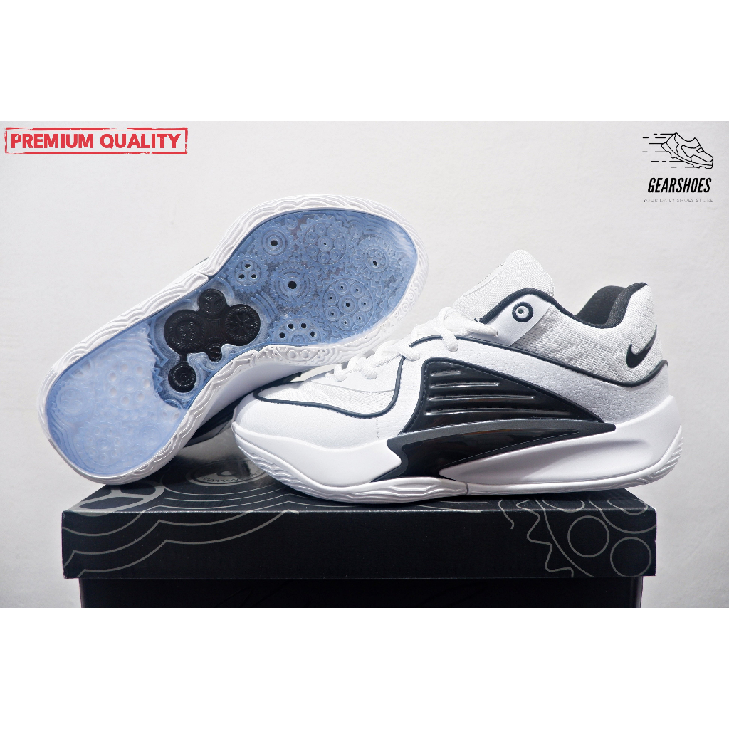 Jual SEPATU BASKET NK KD 16 LOW WHITE BLACK | Shopee Indonesia