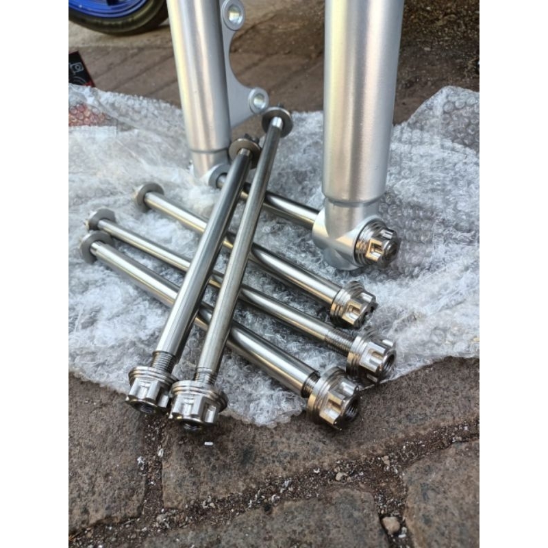 Jual AS RODA DEPAN RX king stainless/as roda depan PNP shok RK king ...