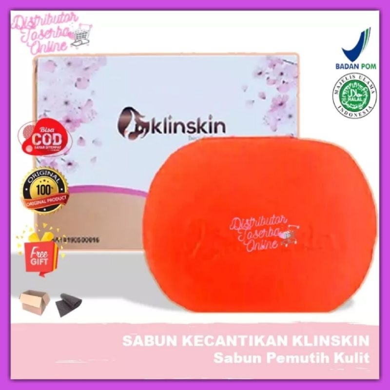 Jual KLINSKIN Sabun PEMUTIH Wajah MUKA BADAN ORIGINAL BPOM 100% ASLI HALAL KLIN SKIN PENCERAH ...