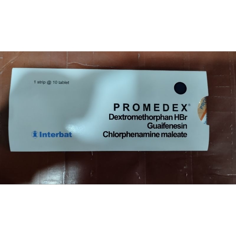 Jual Promedex Strip Isi 10 Tablet / Meredakan Batuk | Shopee Indonesia