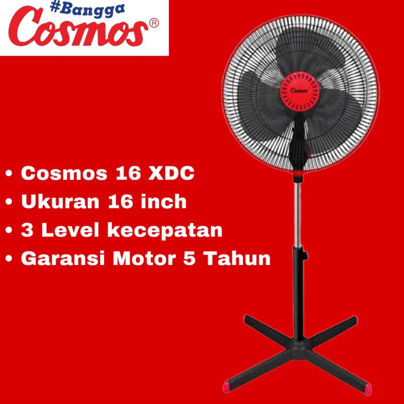 Jual Cosmos Kipas Berdiri 16 inch / Stand Fan Cosmos 16 XDC | Shopee ...