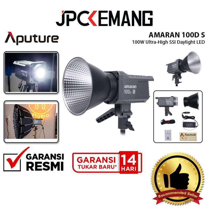 Jual Aputure Amaran 100D S Daylight LED Video Light 100DS 100 DS ...