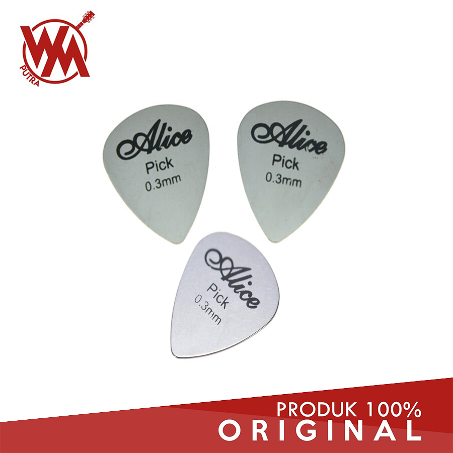 Jual ALICE STEEL GUITAR PICK 0.3MM (3PCS) | Shopee Indonesia