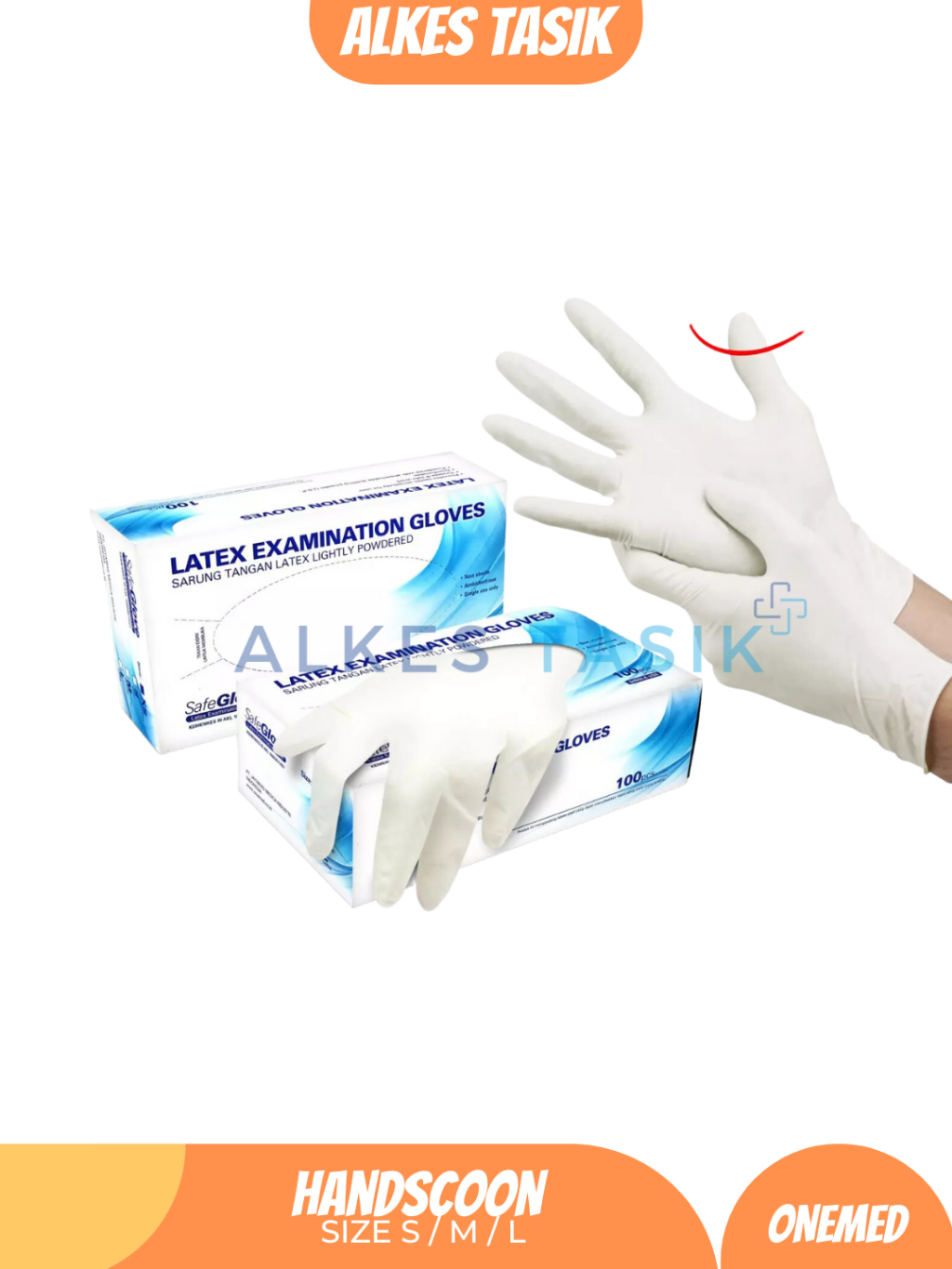 Jual Sarung Tangan Handscoon Medis Latex Gloves Box Sekali Pakai Safe ...