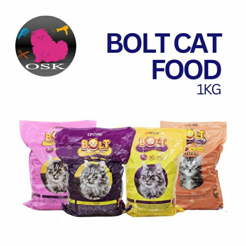 Jual Bolt Cat Food repack 800 gram makanan kucing | Shopee Indonesia