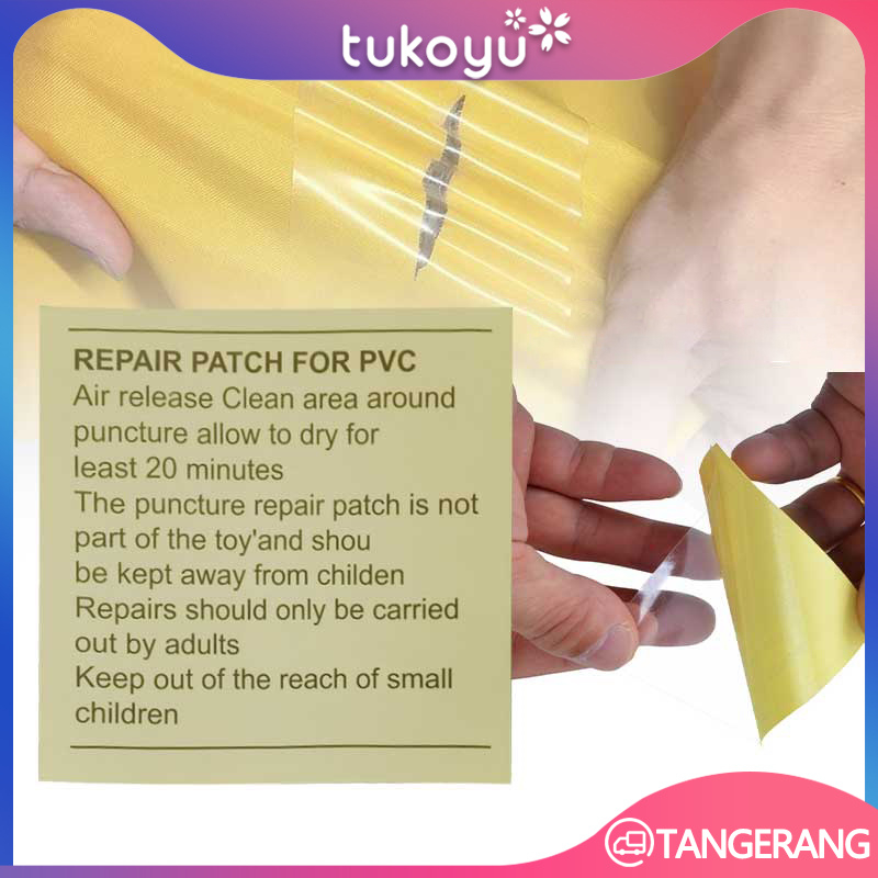 Jual Patch Stiker Lem Perekat Bahan PVC 50pcs/PVC Repair Subsidy/Stiker ...