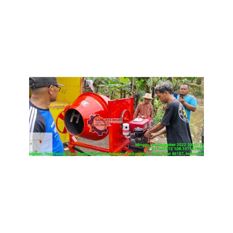Jual Mesin Molen Mini Cor Beton Semen 500 Liter Ragil Jaya Molen ...