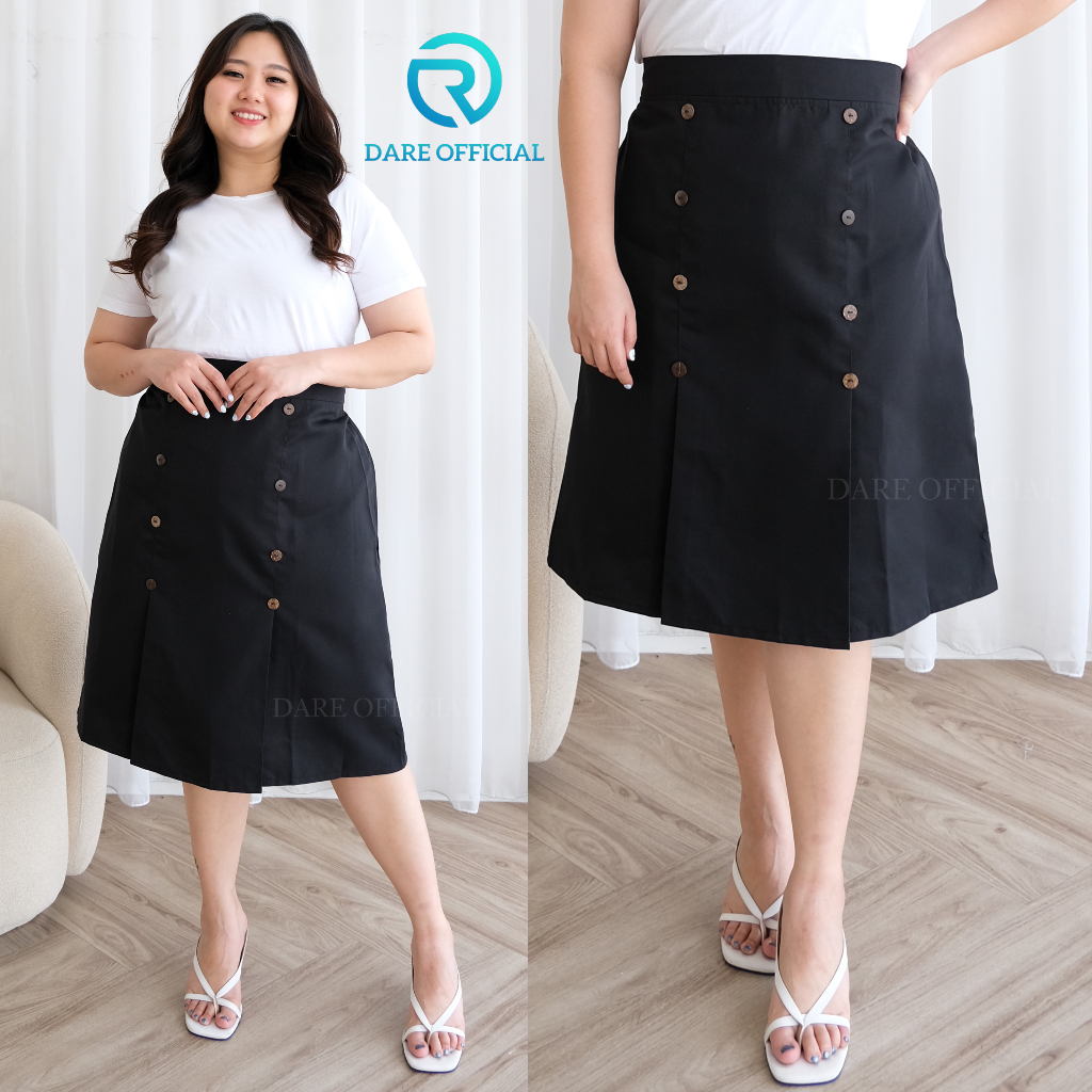 Jual Onni Skirt Rok Wanita Jumbo Bigsize LP 100 110 120 Harian Kuliah ...