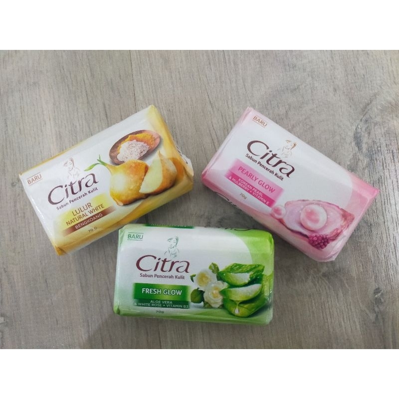 Jual Citra Bar Soap 70 Gr (Natural white, Fresh Glow, Pearly Glow ...