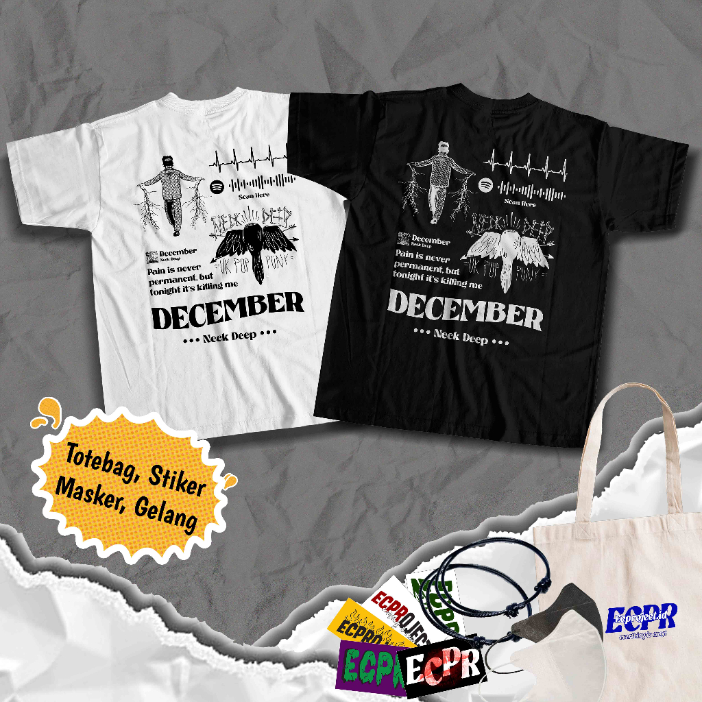 Jual [AESTHETIC] KAOS DECEMBER | Shopee Indonesia