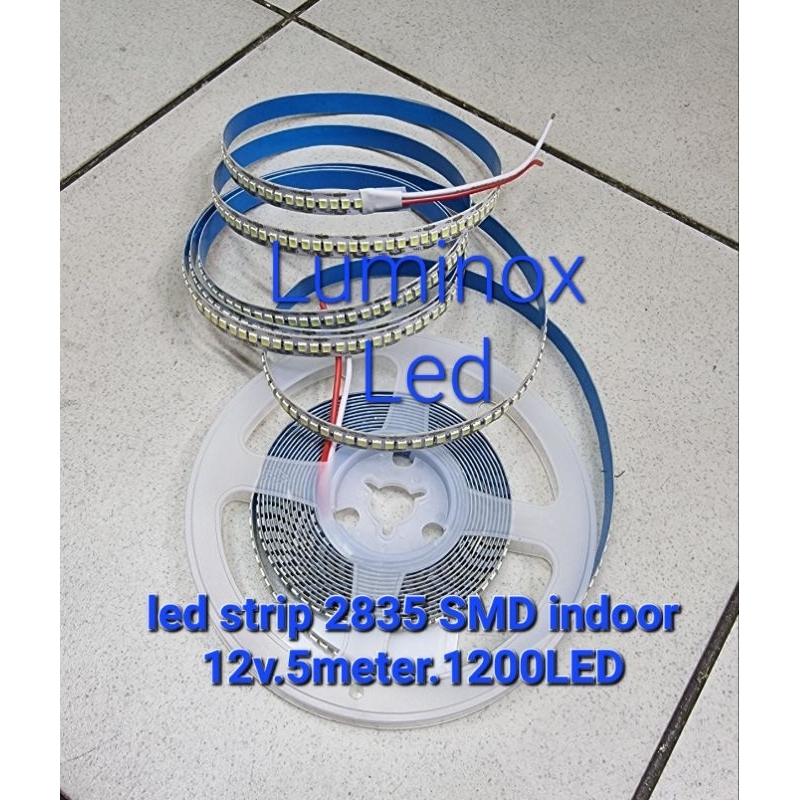 Jual strip light 2835 smd 240led 12v 5m / ceiling plafon strip 5meter ...