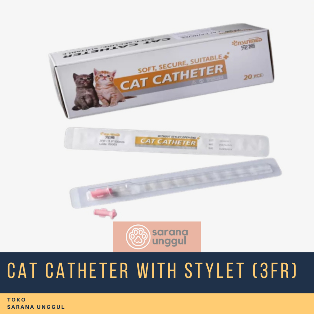 Jual Cat Catheter Kateter Urin Kucing WITH STYLET Catheter Kucing ...