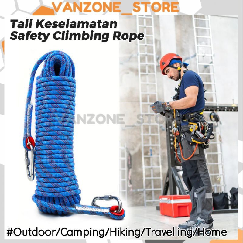 Jual Tali Keselamatan Panjat Tebing Paracord Safety Climbing Rope 10 20 ...