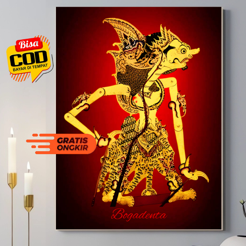 Jual Poster Wayang Kulit Bogadenta Untuk Hiasan Dinding Atau Pajangan ...