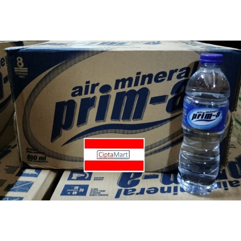Jual Prima Air Mineral 24 X 600ml ( 1 dus ) | Shopee Indonesia