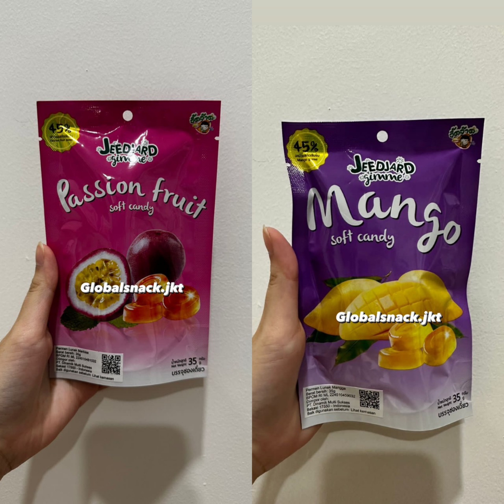 Jual JEEDJARD GIMME PASSION FRUIT MARKISA SOFT CANDY / MANGO MANGGA ...
