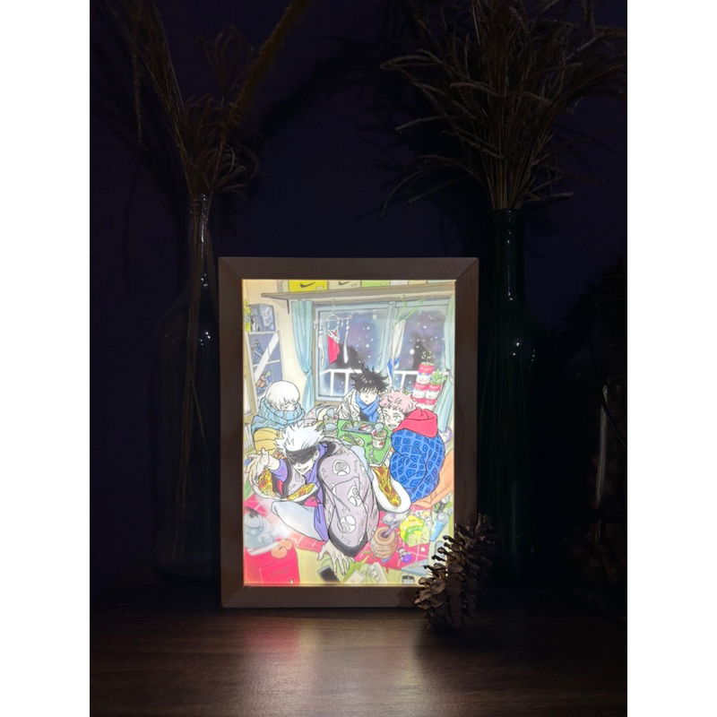 Jual Bingkai Lampu LED - Lighting Painting Art Anime - Pigura panjangan ...