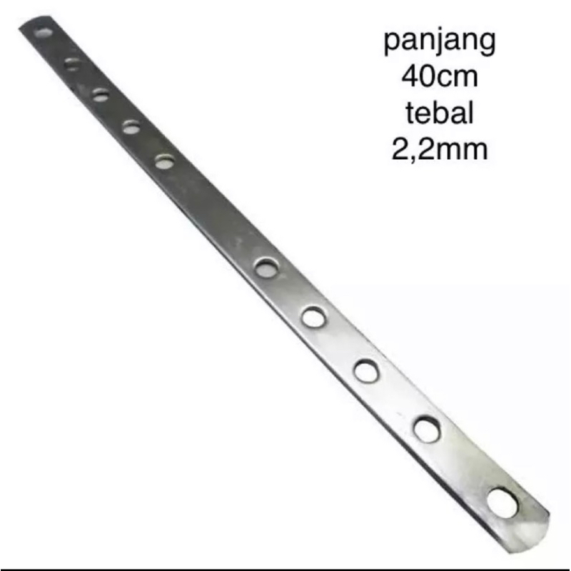 Jual panel besi chrome panjang 40cm tebal 2,5mm | Shopee Indonesia