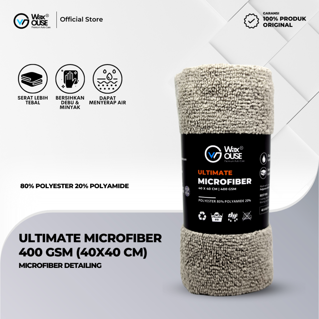 Jual Kain Lap Microfiber Mobil & Motor dari WAXOUSE Lap Ultimate ...