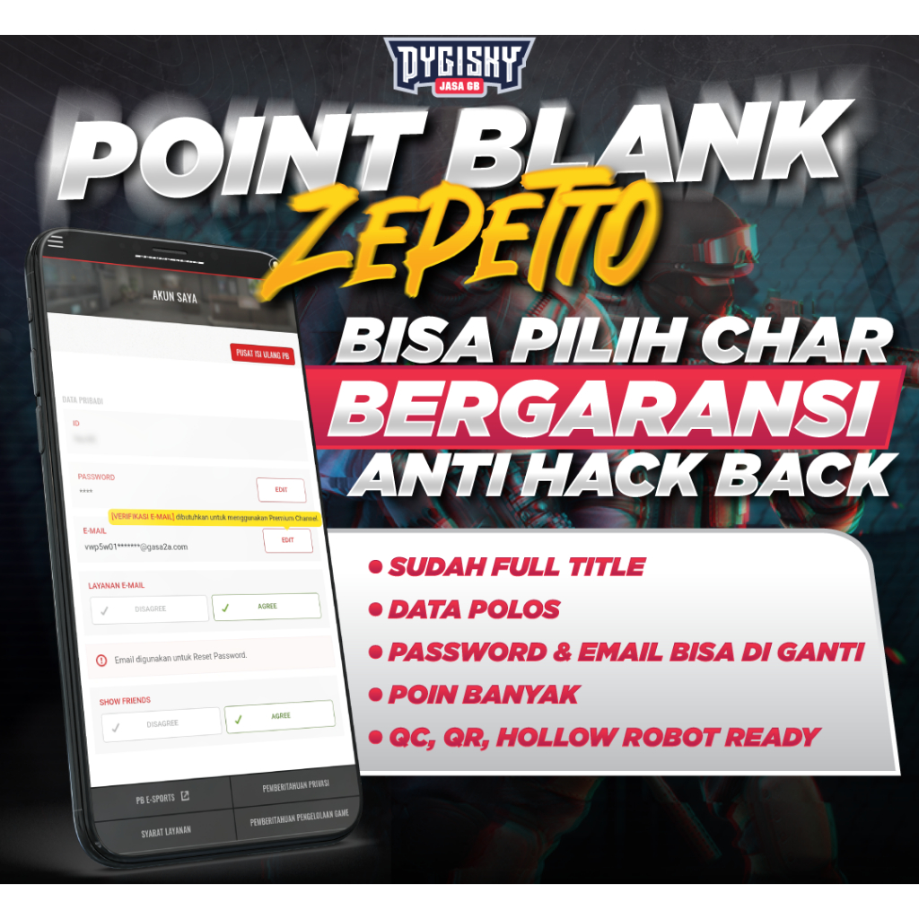 Jual CHAR PB / CHAR POINTBLANK - MAJOR FULL TITLE - BINTANG FULL TITLE ...
