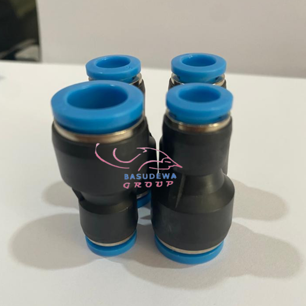 Jual FITTING PNEUMATIC 12 x 8 mm LURUS / FITTING PNEUMATIC 12 x 8mm ...