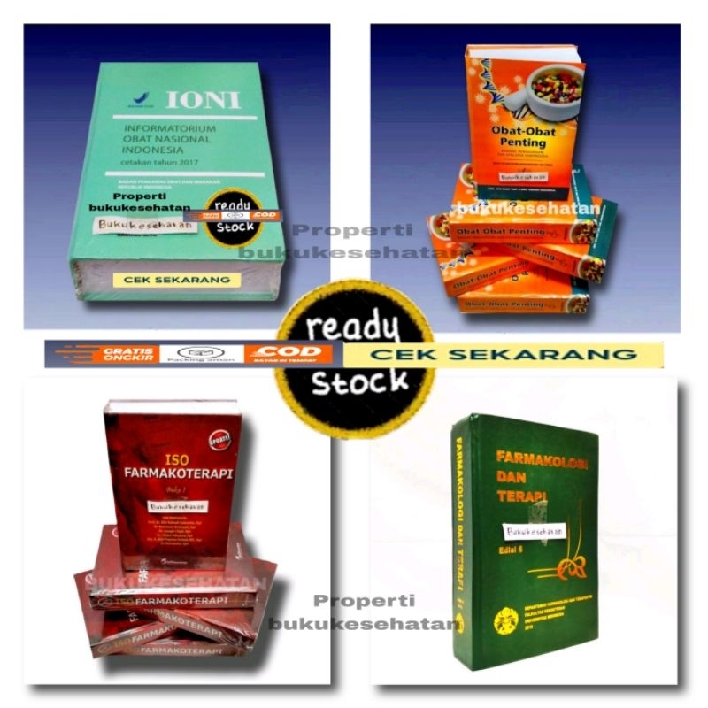 Jual BUKU FARMASI IONI, OBAT² PENTING(O OP),FARMAKOLOGI ( FARTER) , ISO ...