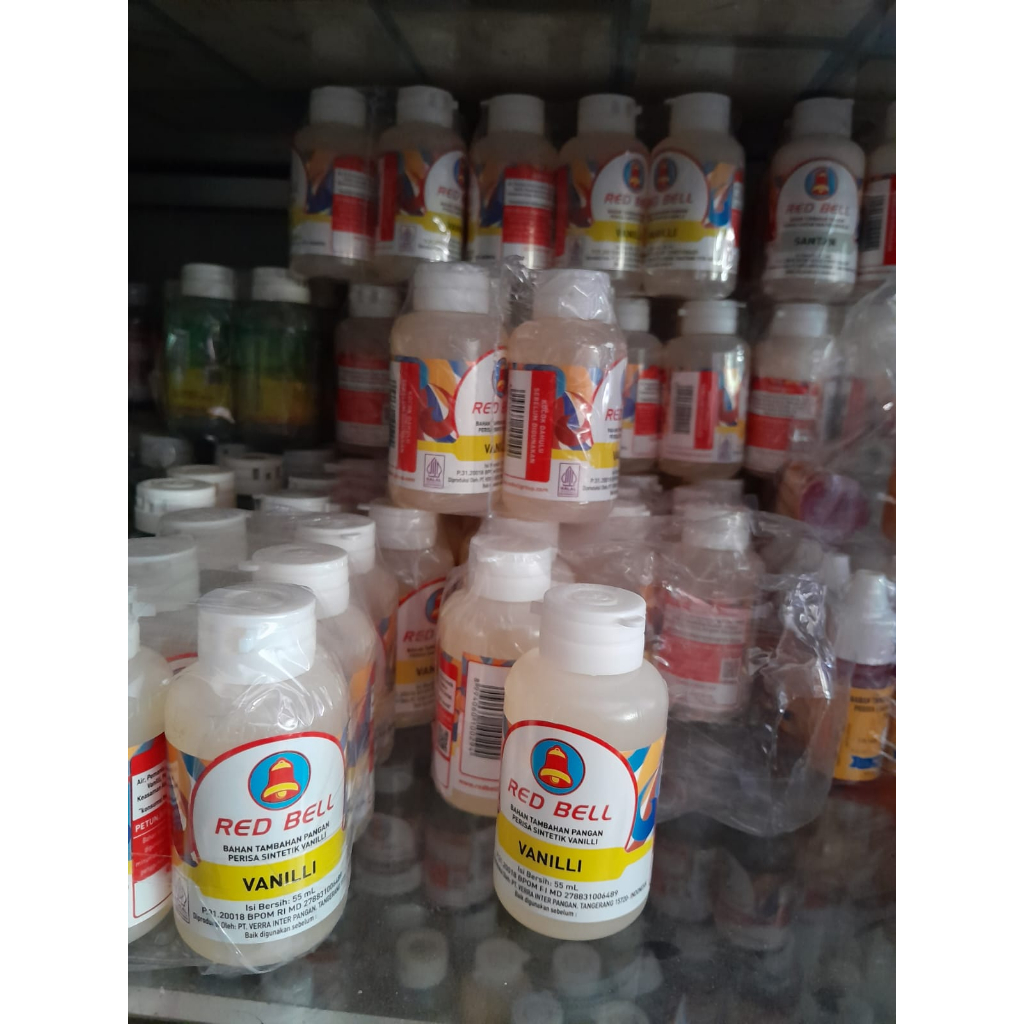 Jual Red Bell Vanilli Cair 55ml dan Pewarna Makanan Berkualitas ...