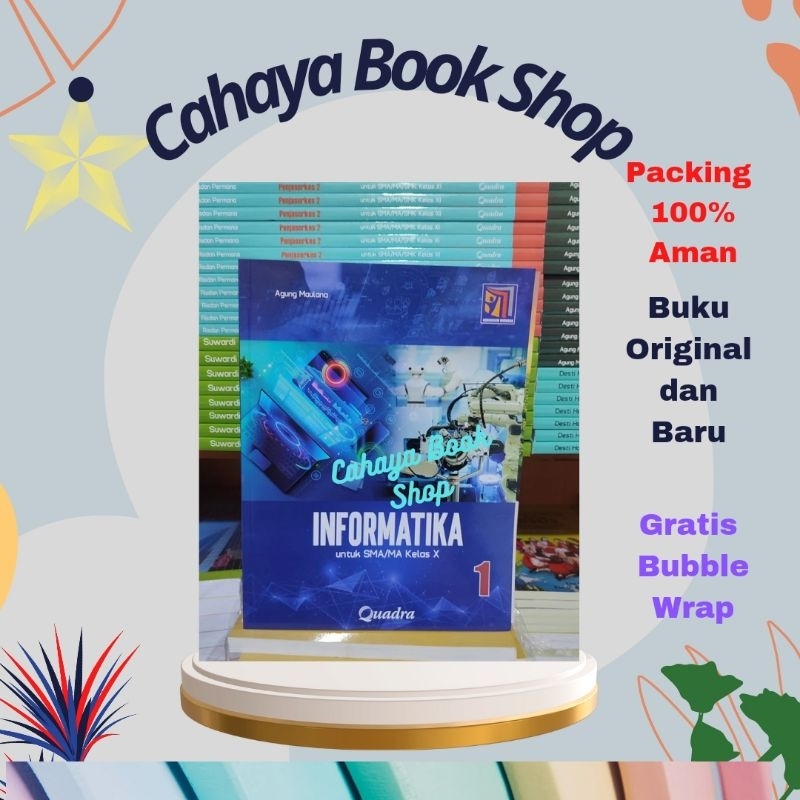 Jual Buku Informatika Kelas 10,11,12 SMA/MA Kurikulum Merdeka Quadra | Shopee Indonesia
