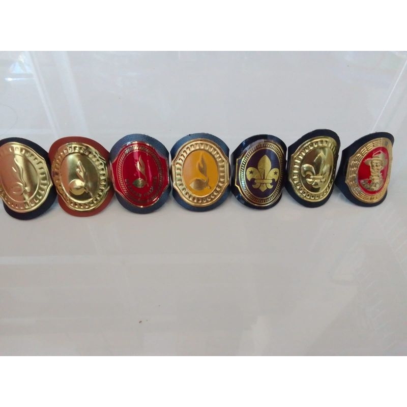Jual Ring hasduk pramuka bijian kolong timbul kalep | Shopee Indonesia