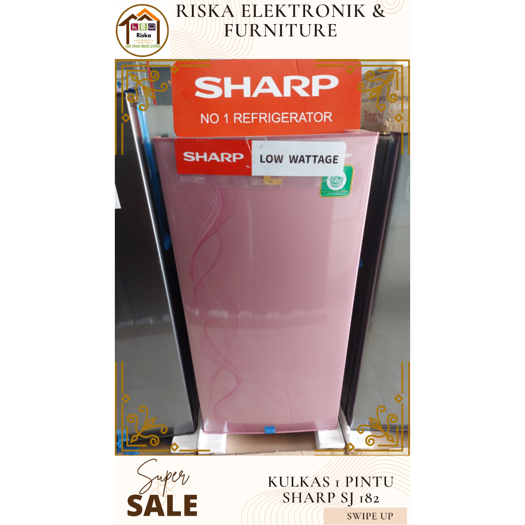 Jual Kulkas Sharp Sj 182 1 pintu | Shopee Indonesia