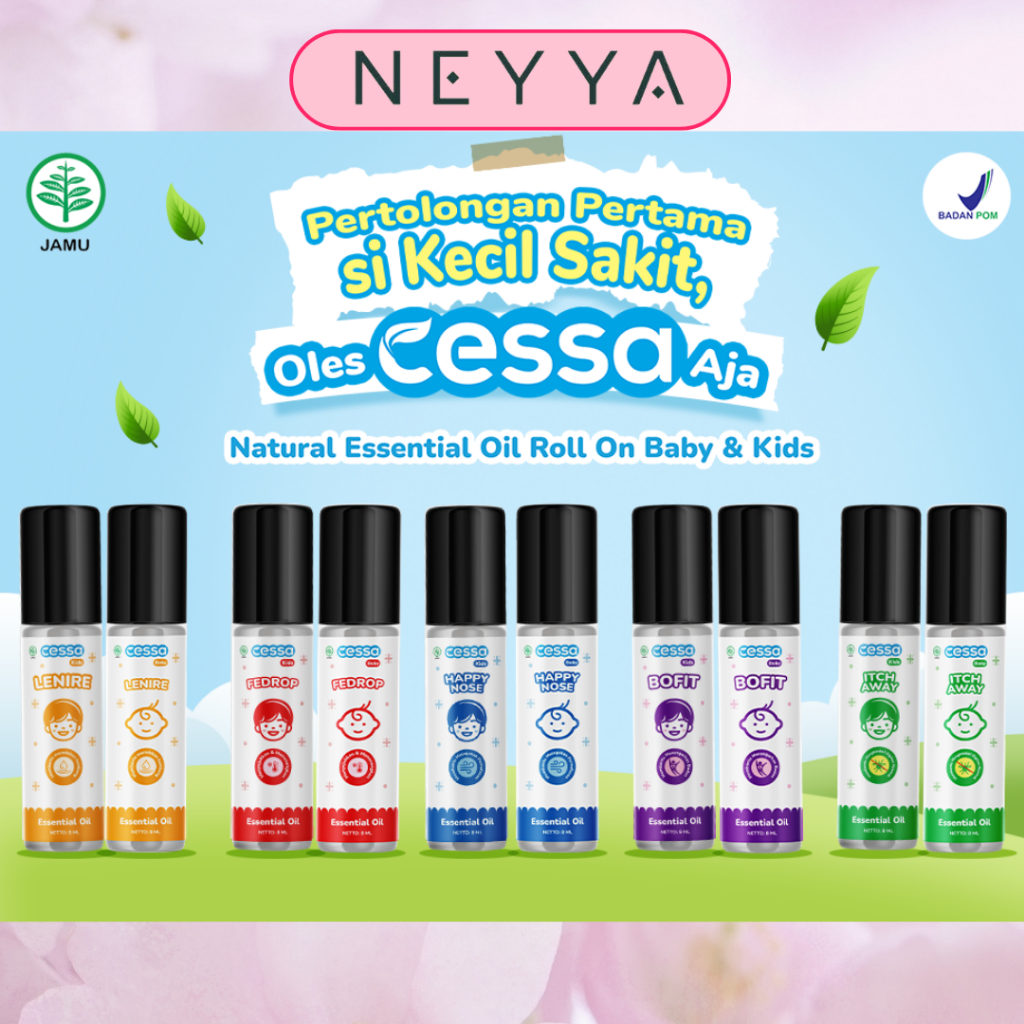 Jual CESSA Baby Kids Natural Essential Oil 8ml / Cessa Biru Cough N Flu ...