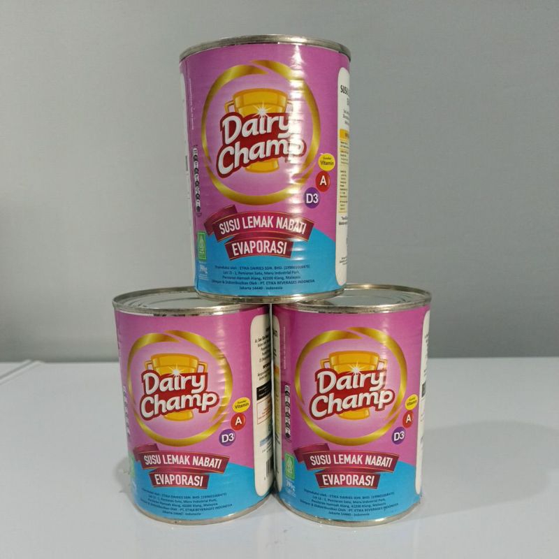 Jual DAIRY CHAMP EVAPORASI 390 GR | Shopee Indonesia