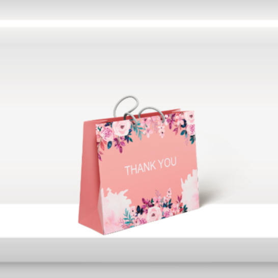 Jual PAPER BAG PINK BUNGA - PAPER BAG CUSTOM MURAH - PAPER BAG ...